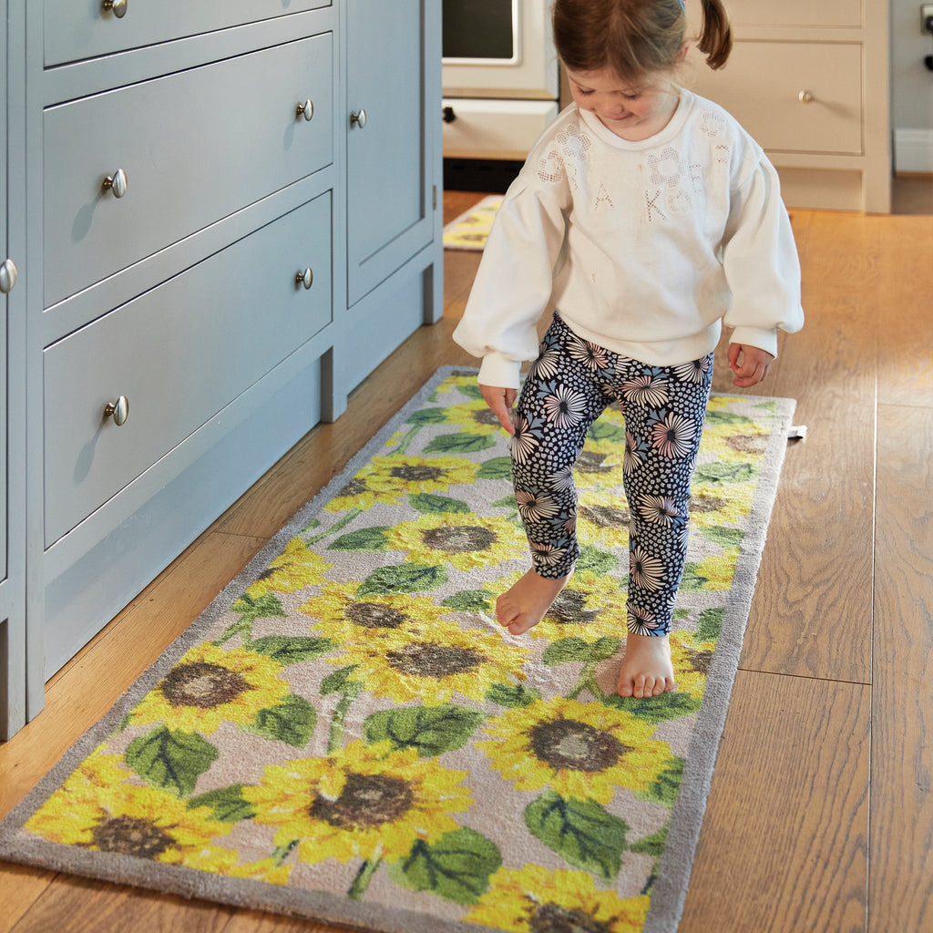Sunflowers 1 Washable Doormat - Hug Rug | Hug at Home