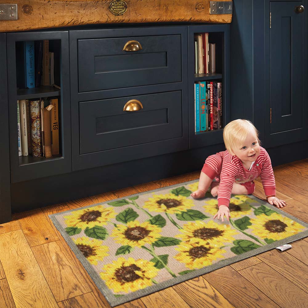 Sunflowers 1 Washable Doormat - Hug Rug | Hug at Home